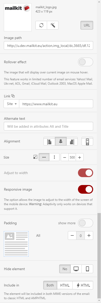 Mailkit - Content Blocks